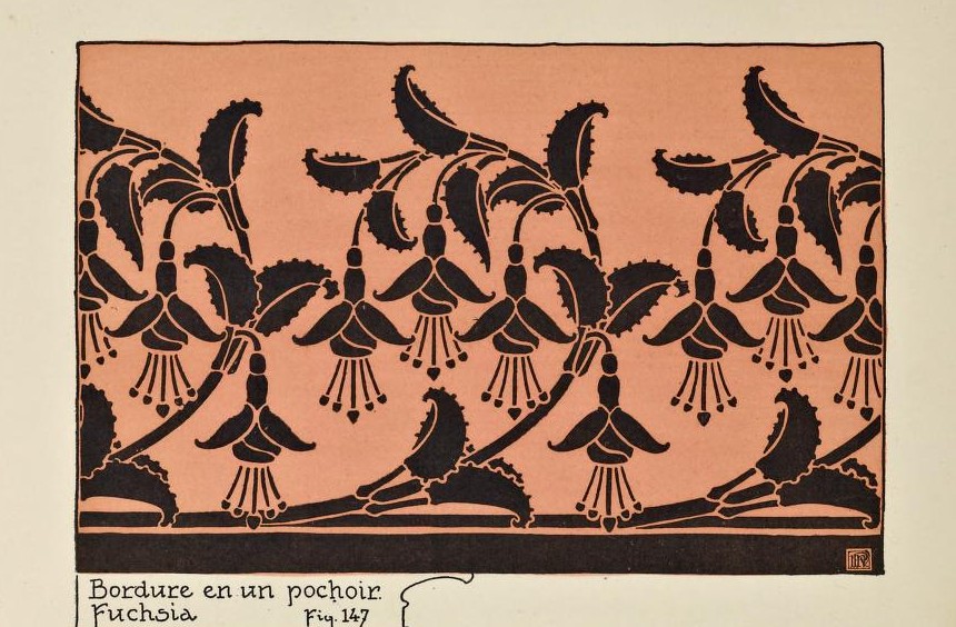 Art Nouveau flowers, taken form Maurice Pillard’s “Etude de la plante ...